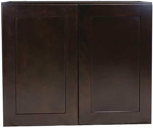 Brookings Shaker Wall Kitchen Cabinet W3336 33 W x 12 D x 36 H Brown | eBay