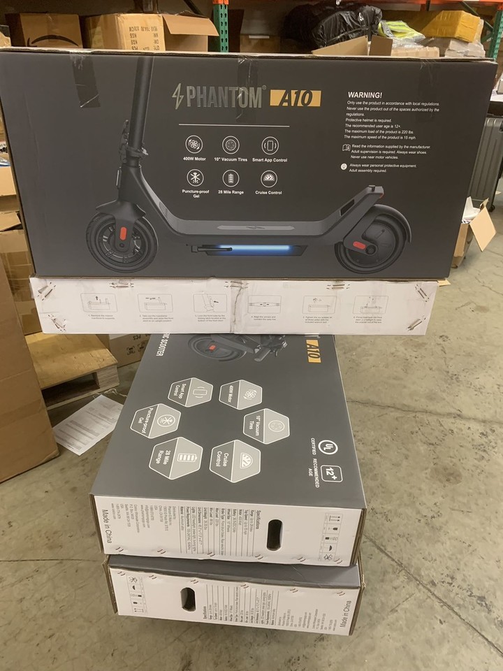 PHANTOM GOGO A10 Adult Foldable Electric Scooter 28 Miles | eBay