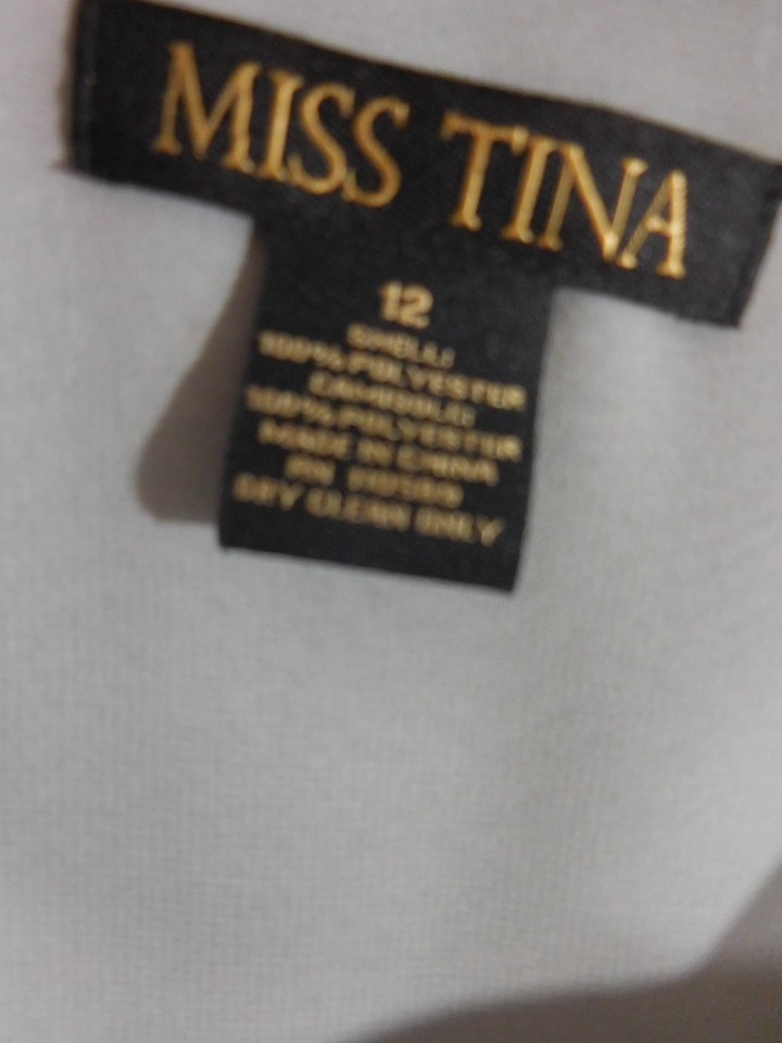 Womens Light Green 2 Piece Blouse By Miss Tina Size 12 | eBay