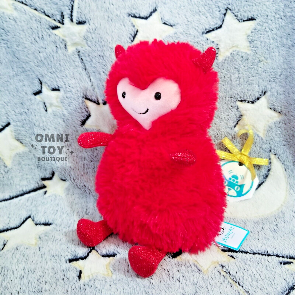 Jellycat Hugg McSnugg NWT Plush Toy Red Heart Love Romantic Valentines ...