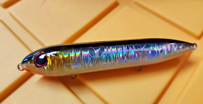 HTT TN Super Walker Fishing Lures Spook Peacock Striper Bass Catfish ...