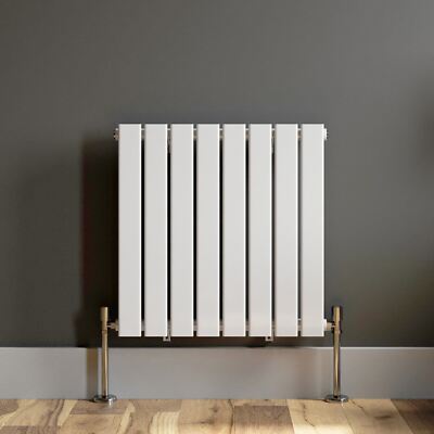 Modern Horizontal 600 x 600mm Radiator Heater Single Flat Panel Column ...