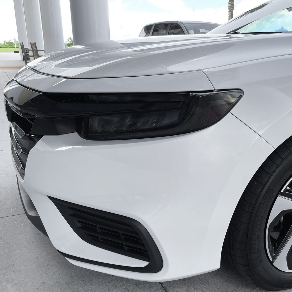 FOR 2019-2022 Honda Insight Headlight SMOKE Precut Vinyl Tint Overlays ...