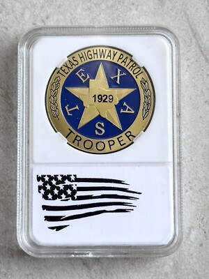 TEXAS HIGHWAY PATROL Challenge Coin With Case | eBay