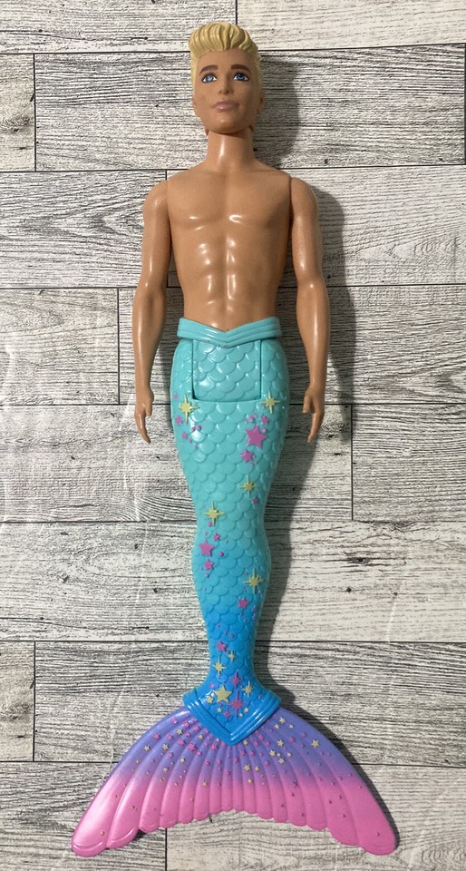 Mattel Barbie Dreamtopia Mermaid Merman Ken Doll Ken Barbie Doll 2018 ...