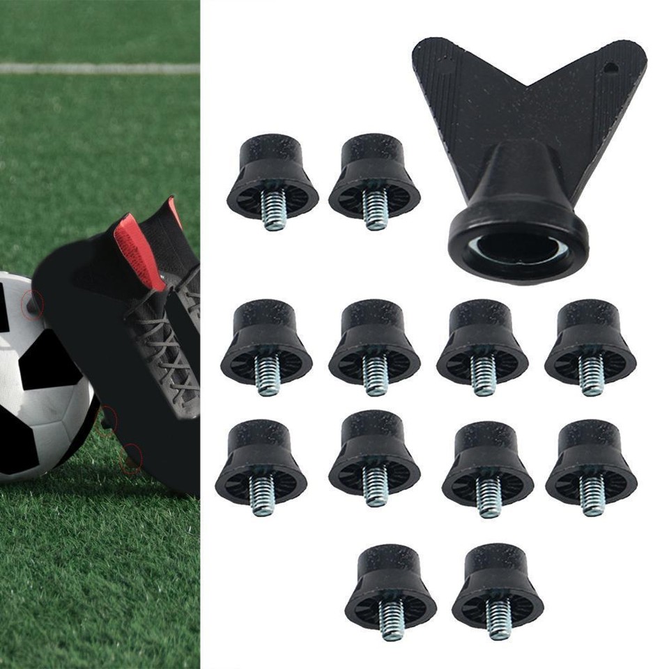 12Pcs Football Boot Spikes 13mm Studs M5 Threading Screw | eBay UK