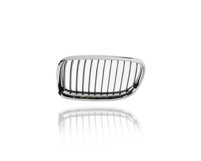 Grille for 09-11 3-Series (Exc. M3) Chrome Frame Black Vents Left ...
