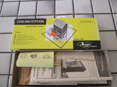 alexander models COALING STATION wood kit HO scale | eBay