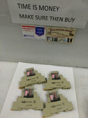 Lot of 4) Omron G2R-1-S(S) General Purpose Plug-In Relay 10A 250V/Base ...