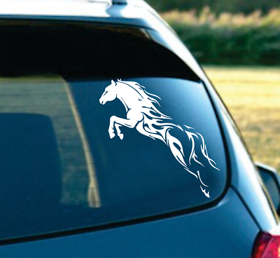 Tribal Horse Head Silhouette Horse Head Wild Horses Tribal Art Car