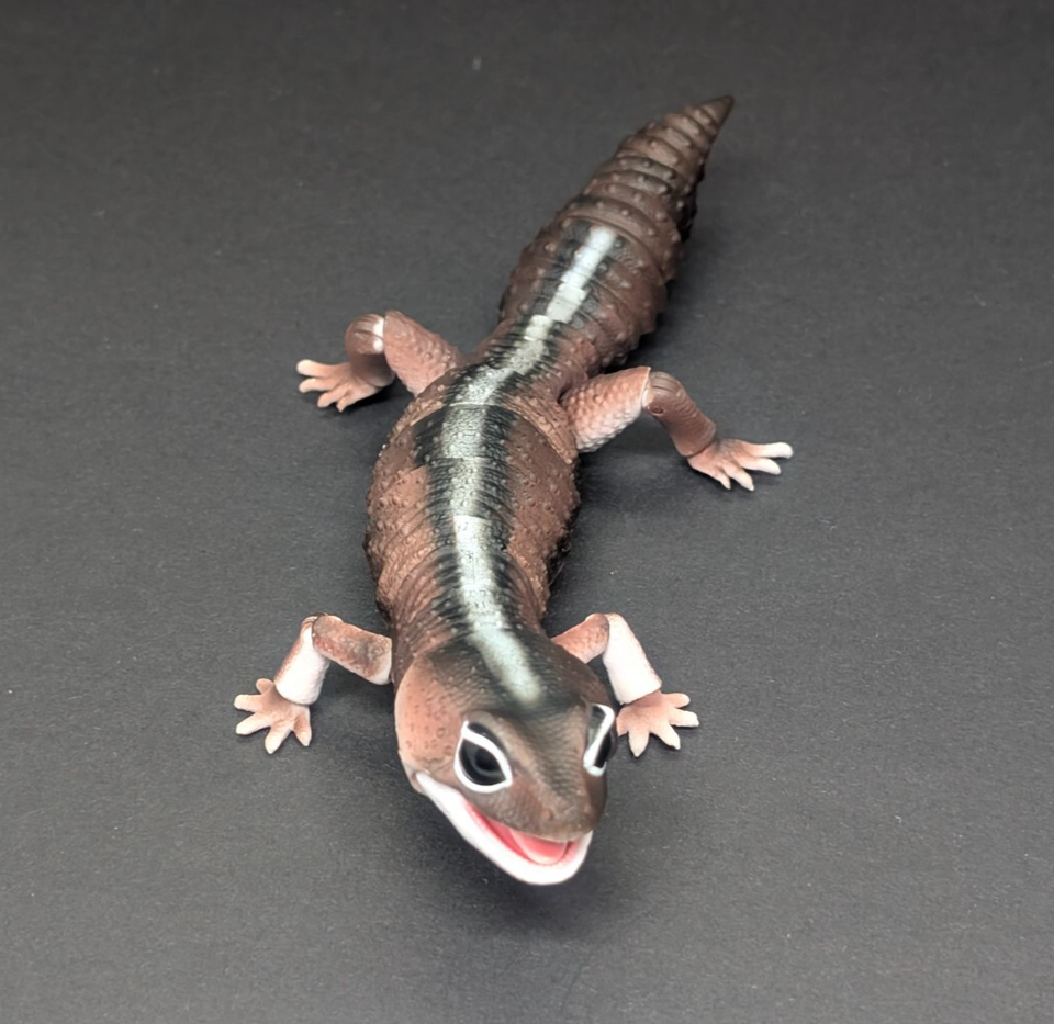 Bandai Gashapon African Fat-tailed Gecko 7.1in Big Realistic Figure ...