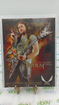 DEAN GUITAR PRINT AD 2007 COREY BEAULIEU TRIVIUM 8 X 11 | eBay