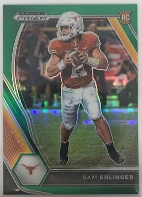 Sam Ehlinger 2021 Panini Prizm Draft Picks Football Rookie Green Prizm ...