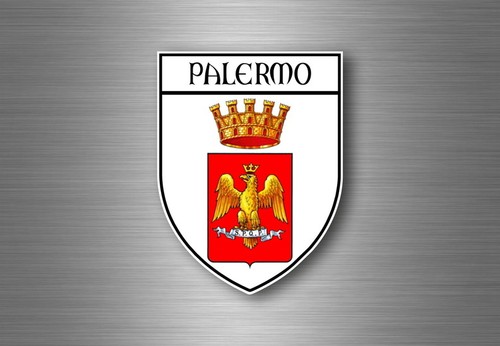 Autoadesivo Automobile Stemma Città Bandiera Ecusson Palermo Italia | eBay