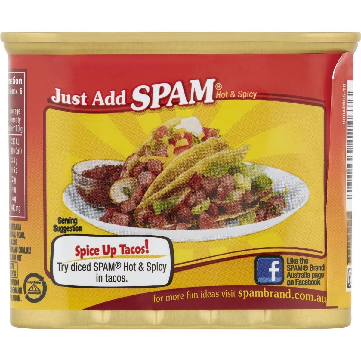Spam Ham Hot and Spicy 340g | eBay UK