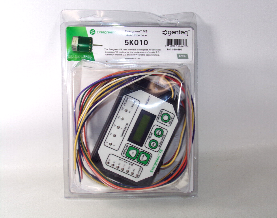 Genteq 5K010 Evergreen VS User Interface, S59-660 | eBay