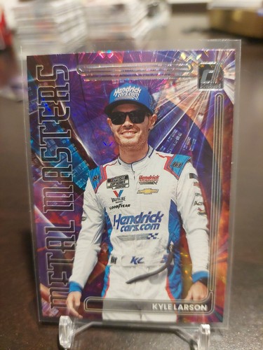 2023 Donruss Racing Kyle Larson Metal Masters Insert Card | eBay