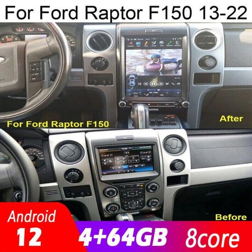 12.1" Touchscreen radio Android GPS Navigation For Ford Raptor F150 13 ...