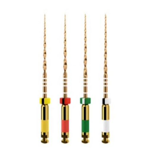 Dental W+ Gold RECIPROCATING files Yellow, Red, Green, White 4/Pk 21mm ...
