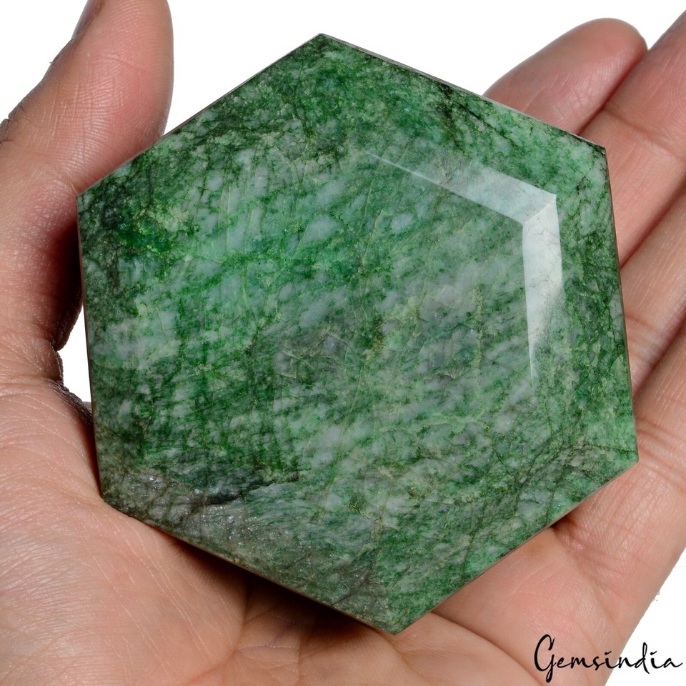 Museum Size Natural 2450Ct Green Emerald Hexagon Cut Earth mined Brazil ...