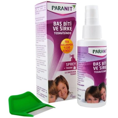 Paranit Hair Lice and Nit Spray 3.38 oz / 100 ml (With Free Comb) | eBay