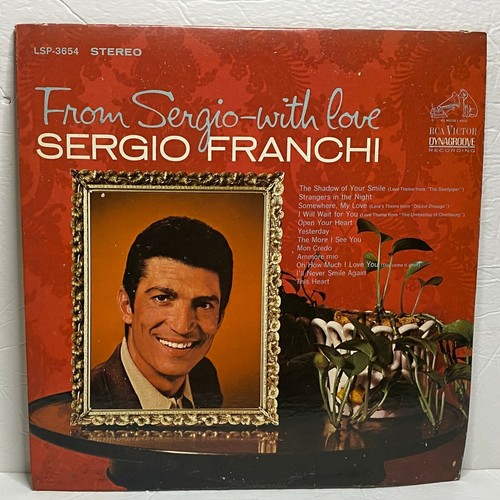 Sergio Franchi ‎– From Sergio - With Love: RCA Victor 1966 Vinyl LP ...