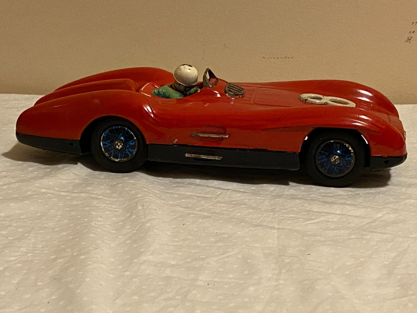 Vintage 1960s Marusan SAN Japan Mercedes Rare Tin Toy Racer aa-28 | eBay
