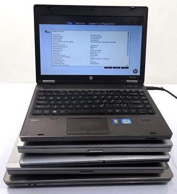 Lot 5 HP Mix Probook, Elitebook Core i5 2nd Gen 4GB RAM NO HD - Laptops ...