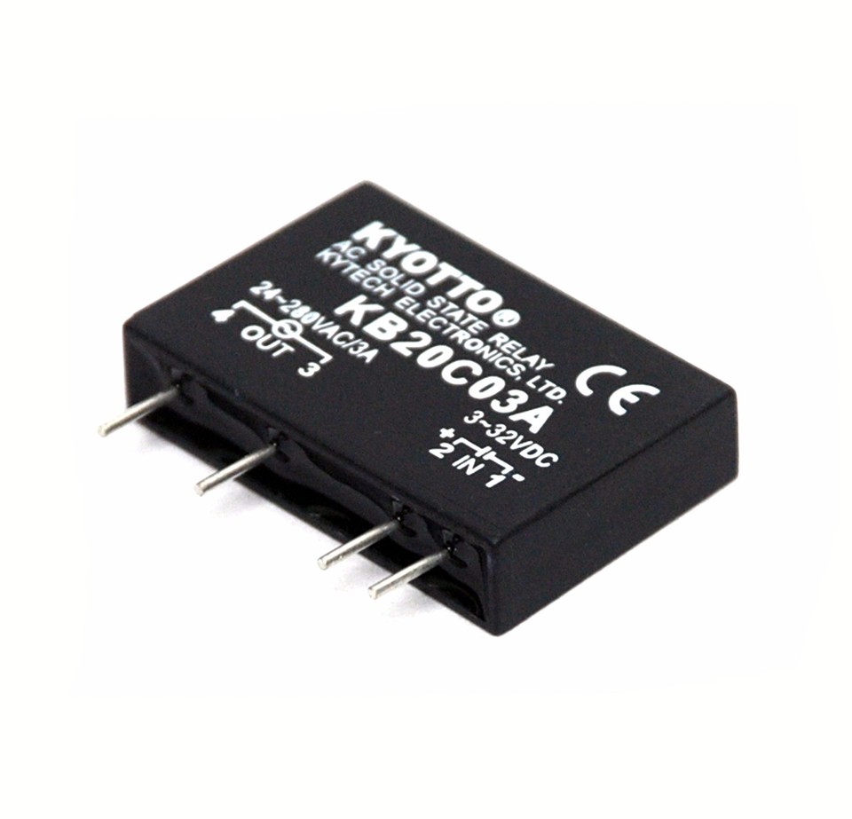 2pc KYOTTO AC DIP Solid State Relay SSR KB20C03A Load=28~ 280VAC 3A ...