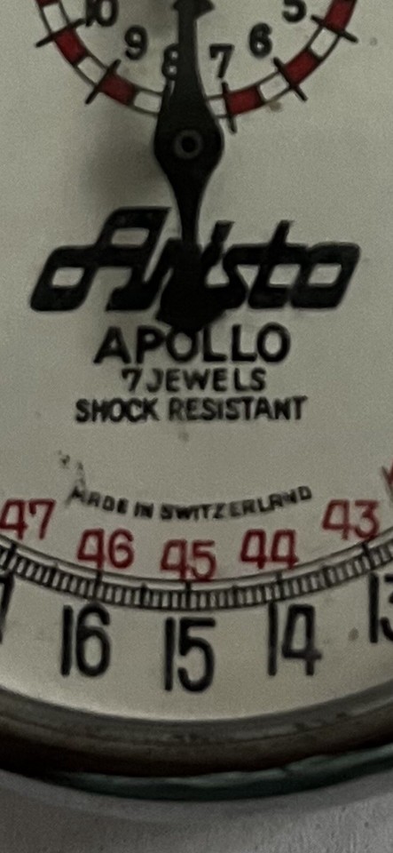 Swiss Made Aristo Apollo 7 Jewels Mechanical Wind Up Stop Watch | eBay