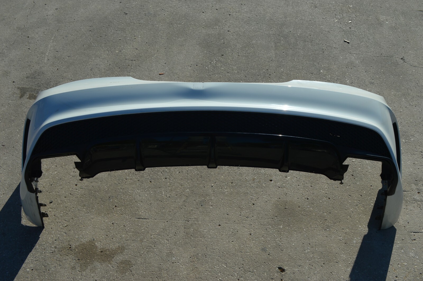 2015 W117 MERCEDES CLA45 AMG SPORT REAR BUMPER COVER ASSEMBLY WHITE OEM ...