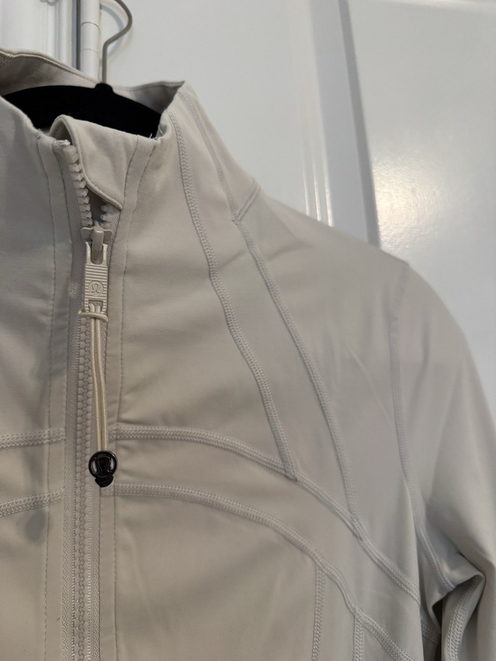Lululemon define jacket bone color size 8 | eBay