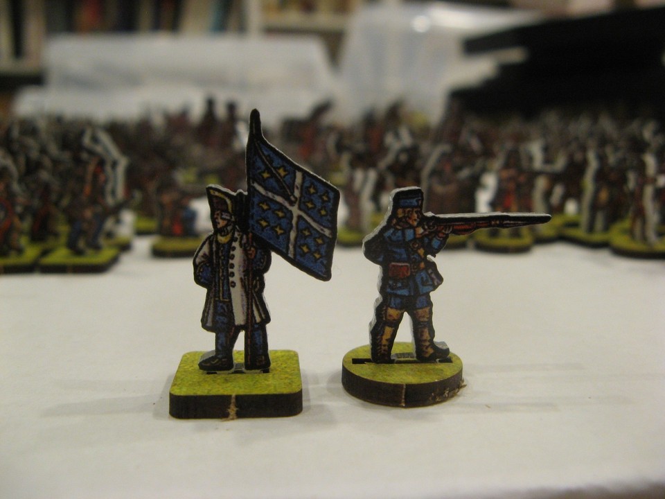 18mm French & Indian War FIW Flats by WOFUN miniature wargaming WOFUN ...