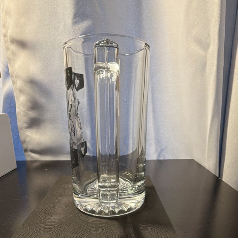 Medieval Times 24oz Glass Beer Mug Knight & Shields Breweriana | eBay