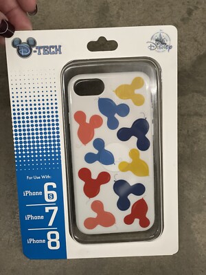Disney D-Tech Mickey Mouse Balloons IPhone Phone Case 6s, 7, 8 NEW IN ...