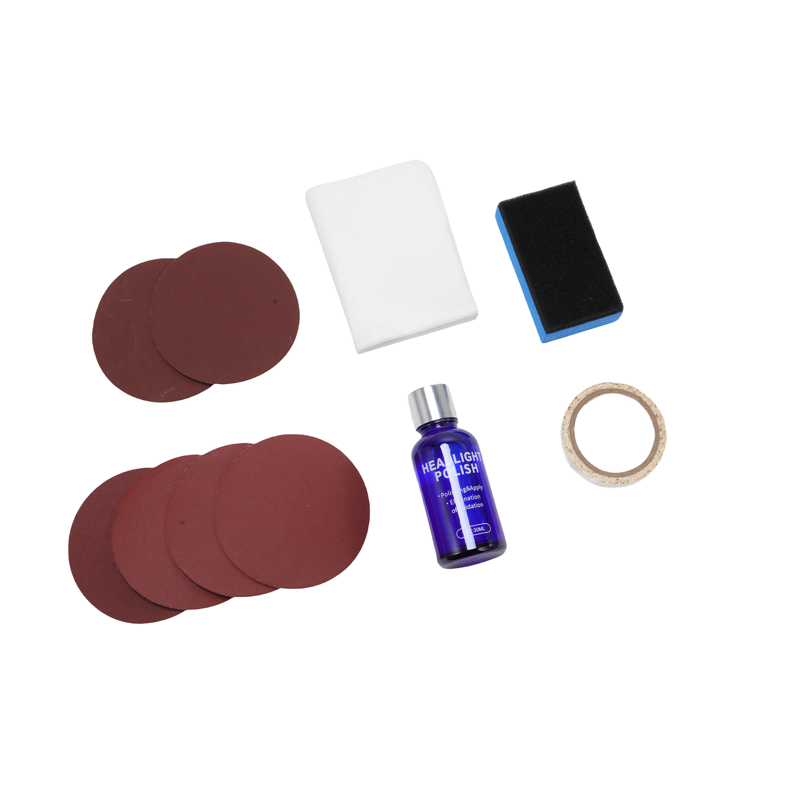 Pro Car Headlight Lens Restoration Repair Kit Polish Cleaner Cleaning ...