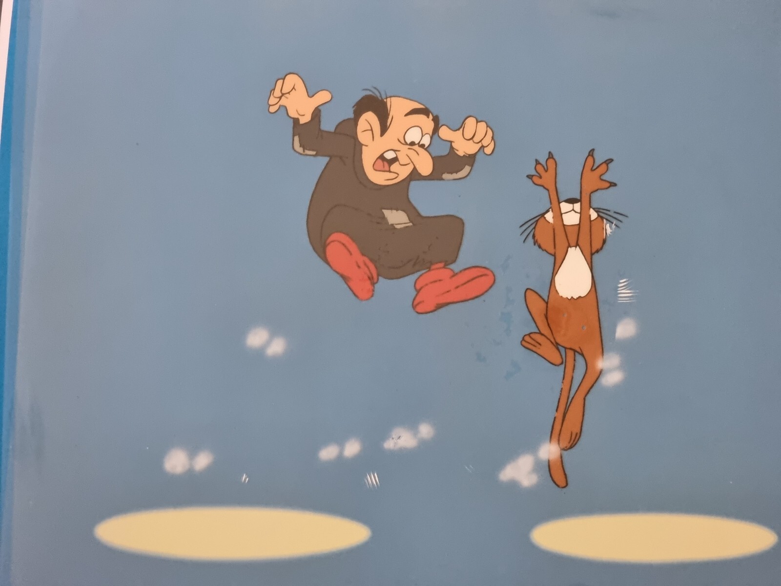 Hanna Barbera GARGAMEL Original 80s TV SMURFS Animation Art Production ...