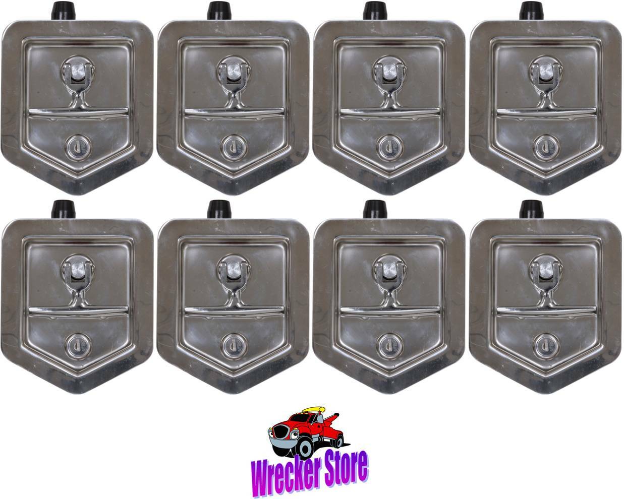 Qty. 8, STAINLESS STEEL 3 POINT T HANDLE LATCH for Tool box, Utility ...
