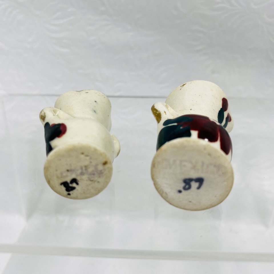 Lot 12 Vintage Ceramic Miniature Pitchers Vases Japan Mexico Flowers ...