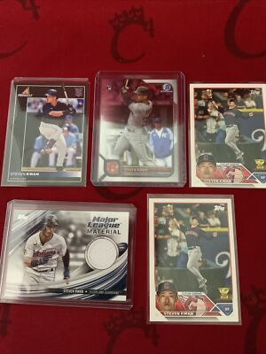 2022 Bowman Chrome Steven Kwan Rookie Card RC #39 Cleveland Guardians ...