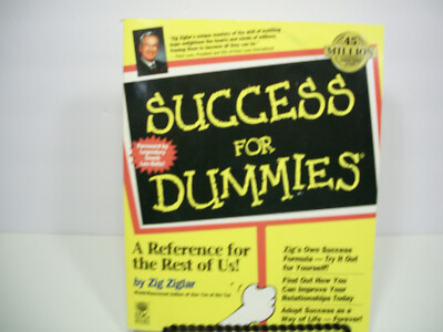 Success for Dummies by Zig Ziglar (1998, Paperback) 9780764550614| eBay