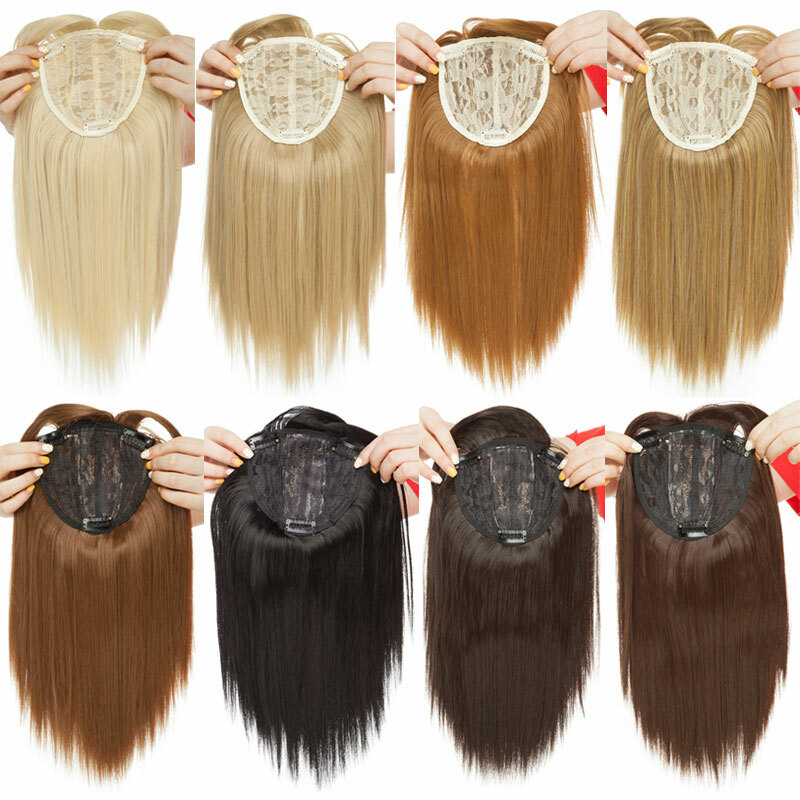 Touppee Corn Wave Full Head Clip On Topper Hair Piece Extensions as ...