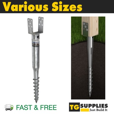 Post Support Ground Screw Post Spike Post Anchor Post Base VARIOUS ...
