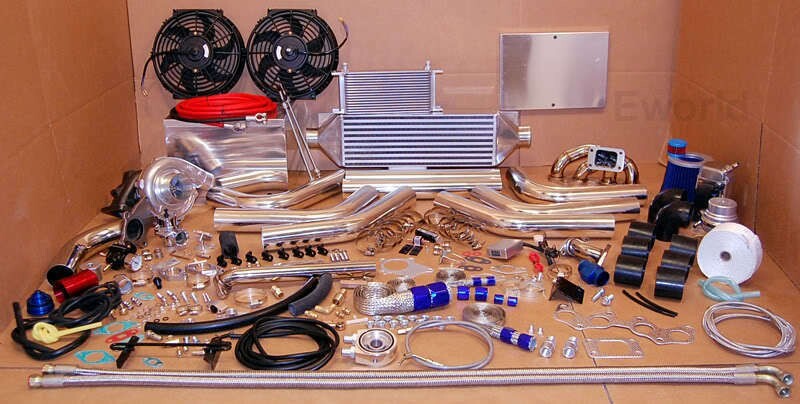 1ZZ 1zzfe 98-08 T3 TurboCharger KIT FOR MATRIX COROLLA VIBE PRIZM MR2 ...