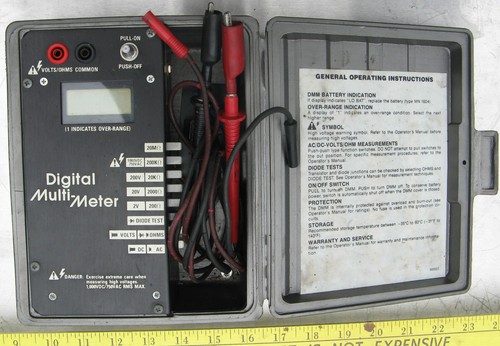 OTC Digital Multimeter 3450 - 1000 Vdc / 750 Vac - Test Leads Vintage ...
