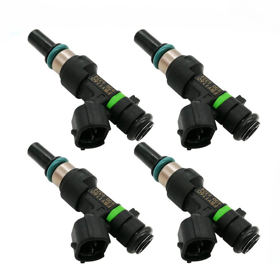 4 Pcs Fuel Injector 16600-ED000 For Nissan Versa Micra Tiida Qashqai 1 ...