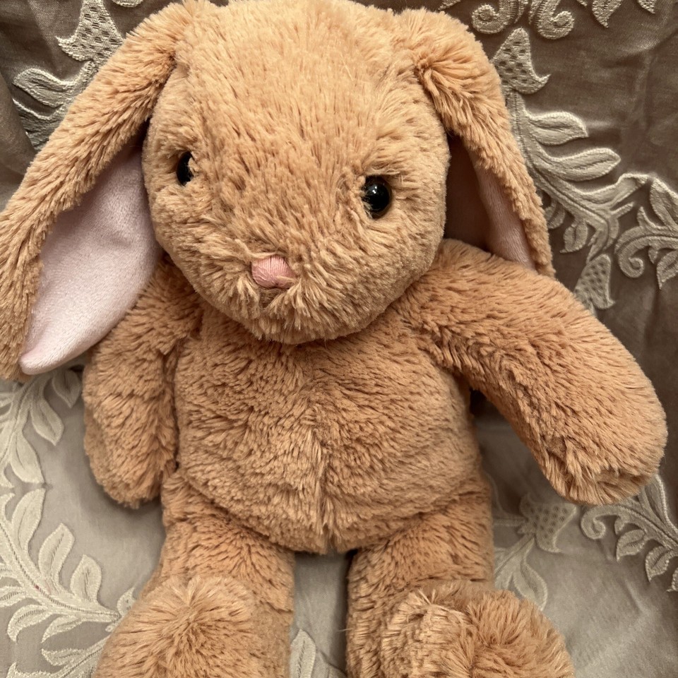 Build-A-Bear Bunny Rabbit Brown Tan Pink Easter Plush~1 Day Shipping ...