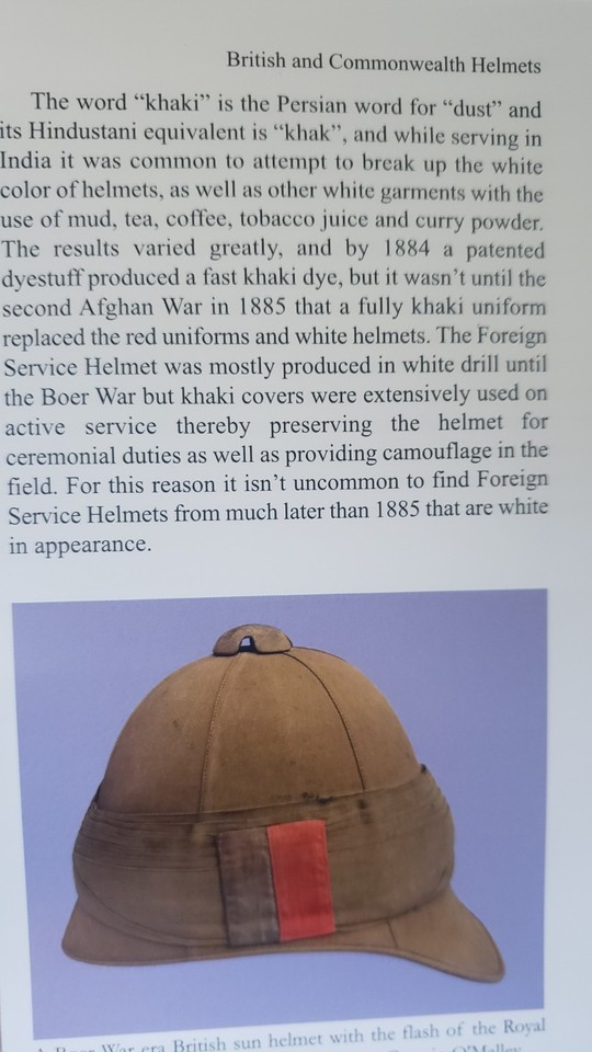 NEW Pith Helmet British Foreign Service 1871-1901 Khaki Other Ranks | eBay