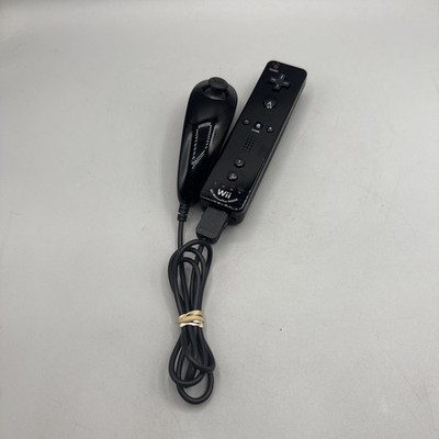 Genuine OEM Official Nintendo Wii Remote Wiimote Motion Plus w/ Nunchuk ...