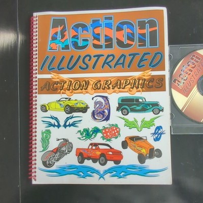 Action Illustrated Action Graphics Book Clipart Design Collection CD ...
